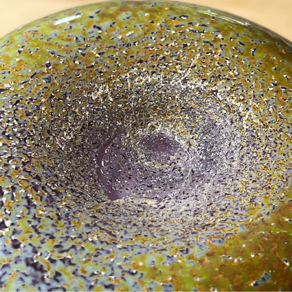 Vintage | Art | Hand Blown Glass Studio Vase Tom Lockart Signed One ...